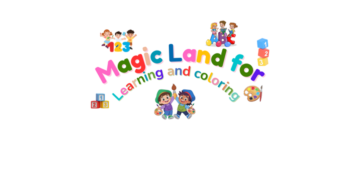 Letras – Magic Land for Learning and Coloring