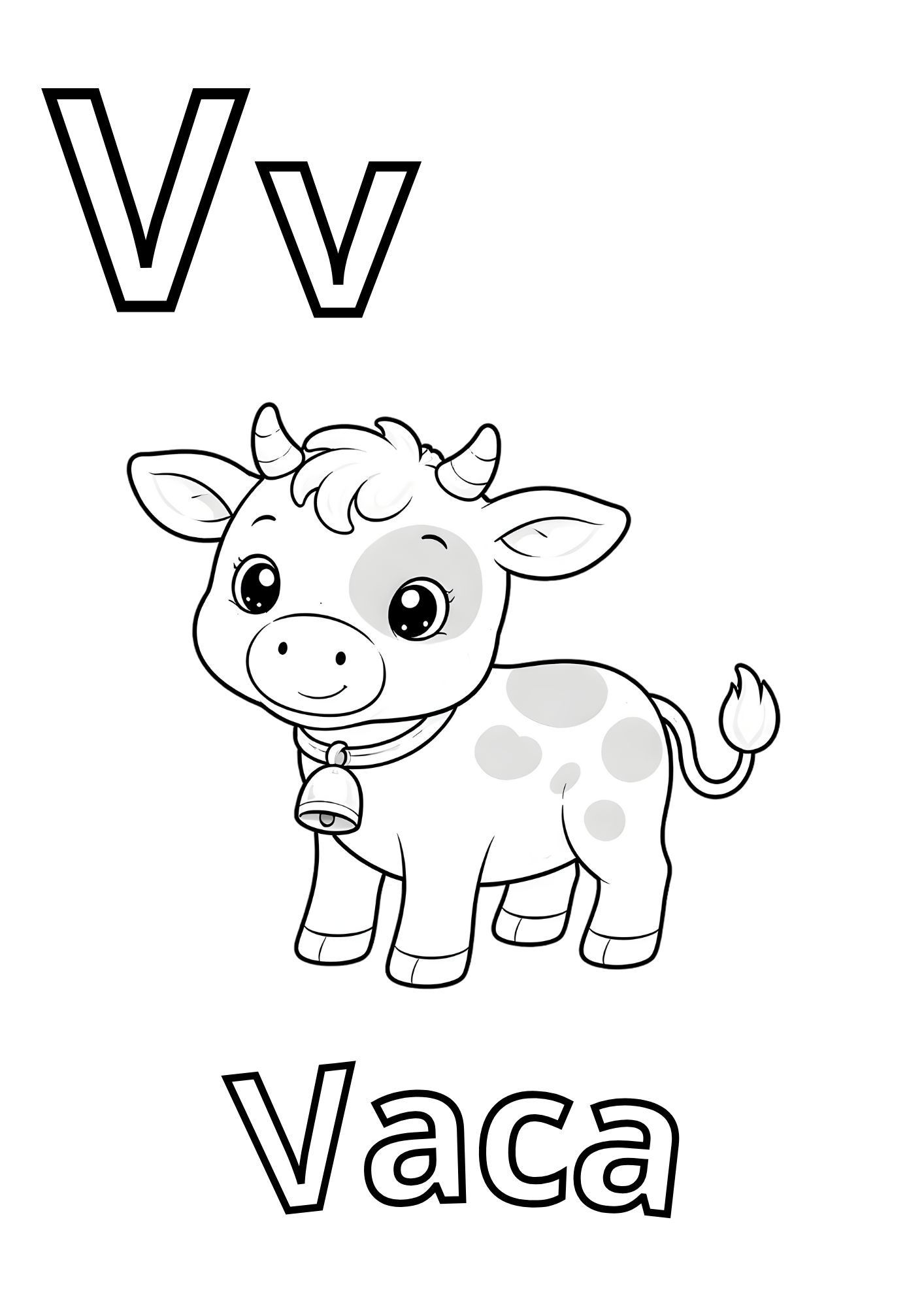 Abecedario en Español para Colorear - PDF Educativo para Niños – Magic ...